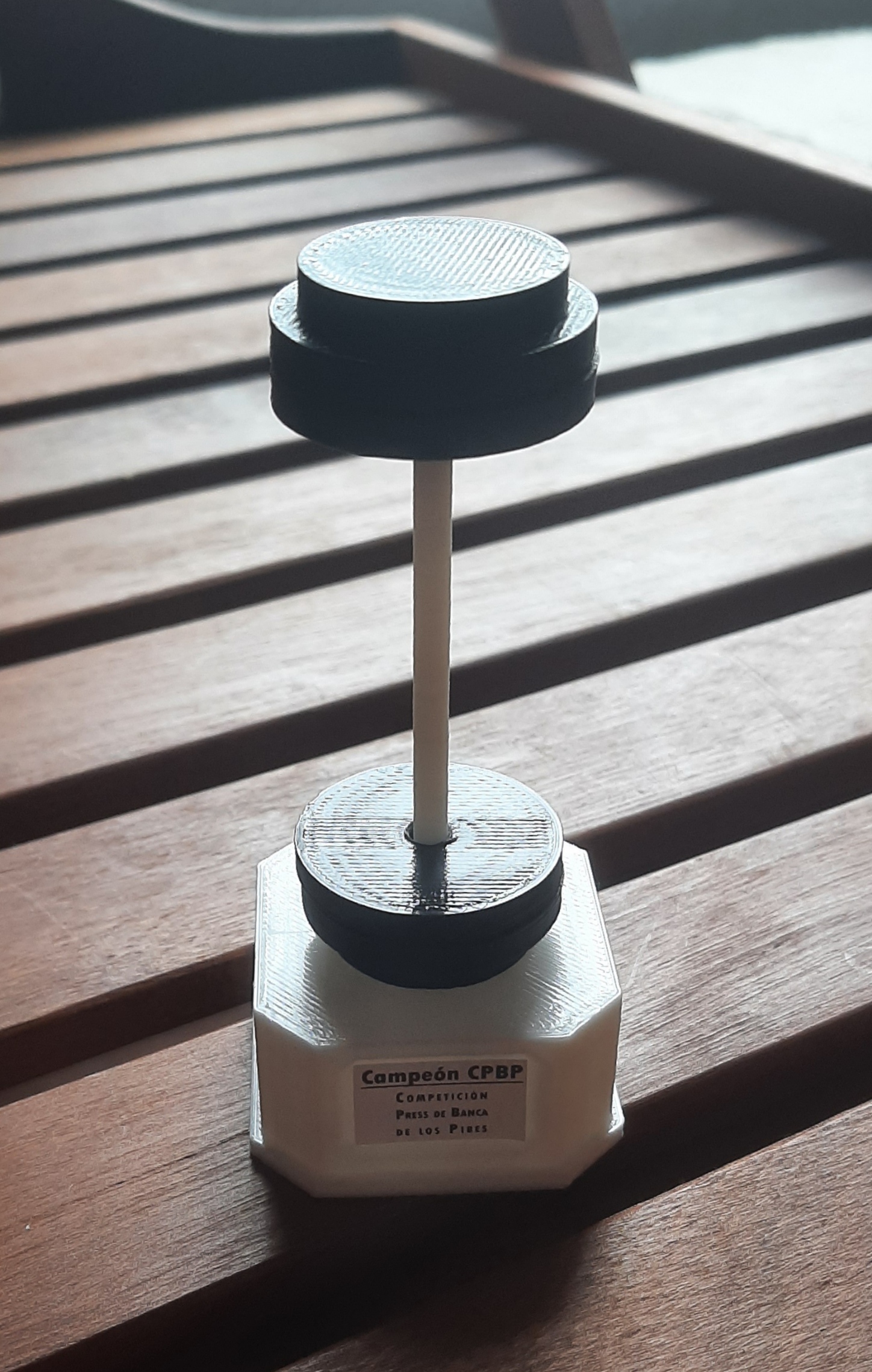 Weightlifting Barbell Trophy by Dani30 | Download free STL model ...