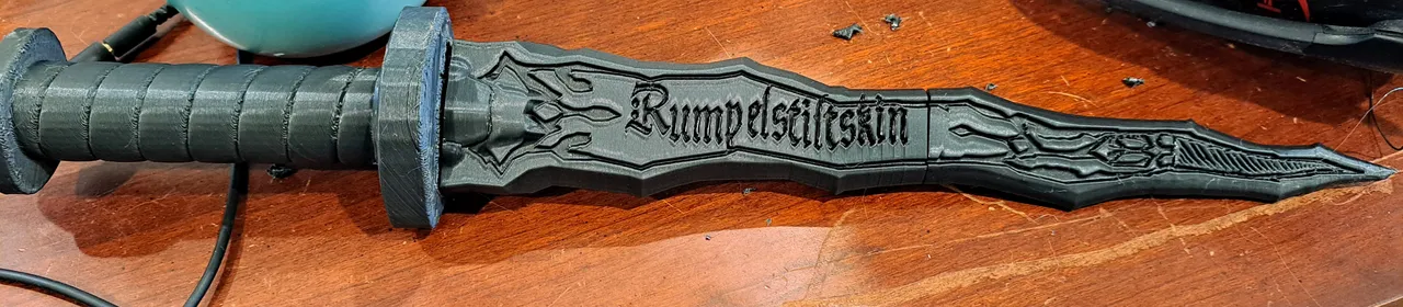 Dark One Dagger by giveen | Download free STL model | Printables.com