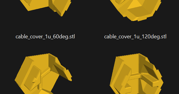 Cable Covers for HSW .stl version by Anthony Kinson | Download free STL ...