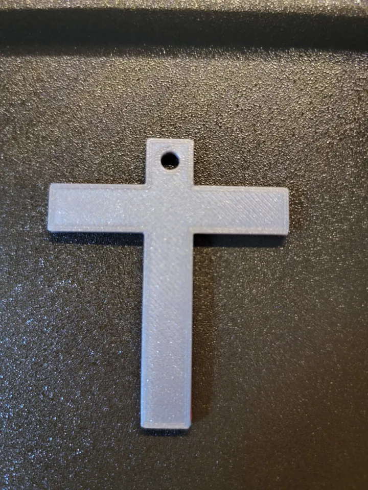 Cross Keychain by Count_Le_Pew | Download free STL model | Printables.com