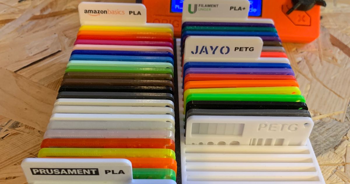 Simple Tab for Ultimate Filament Sample/storage box by Christian_K ...