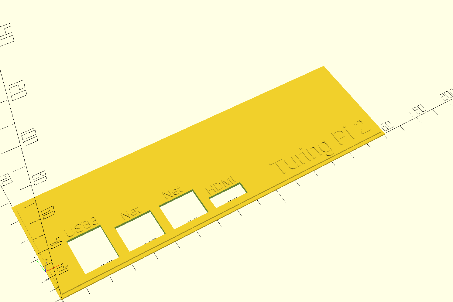 Turing Pi V2 IO Shield with Labels by Dis | Download free STL model ...