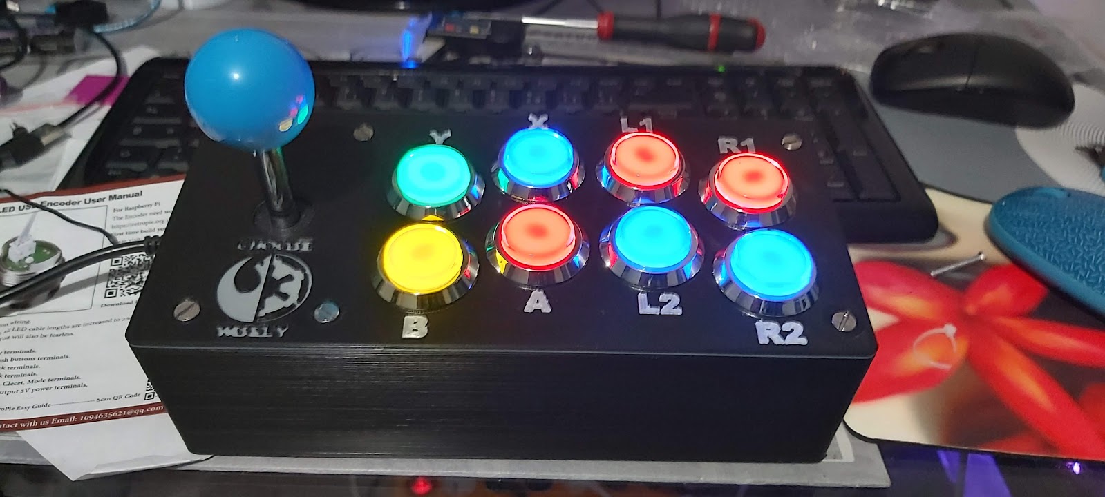 Joystick 10 buttons by ulrich | Download free STL model | Printables.com