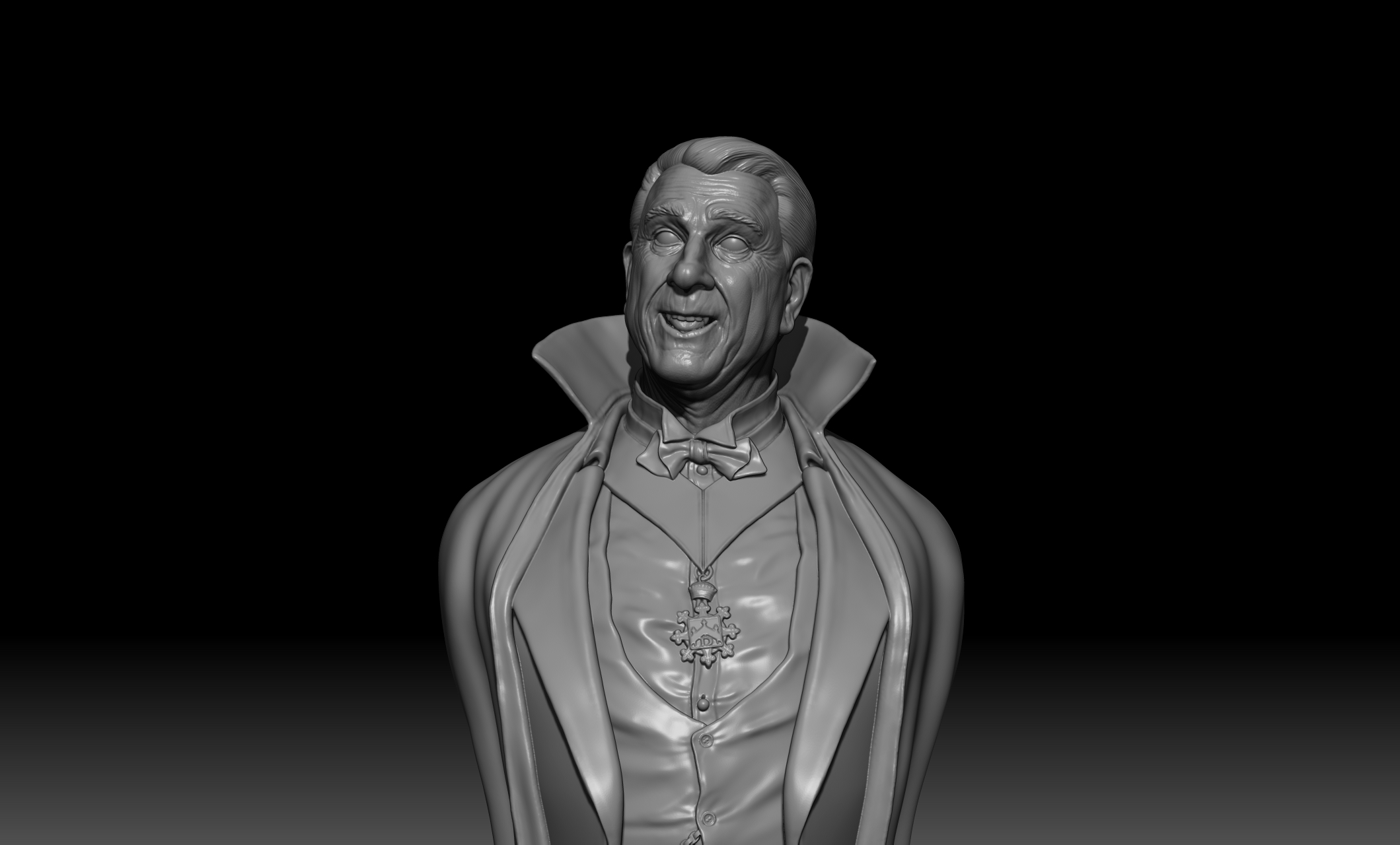 Count Dracula-Leslie Nielsen by JS-studio | Download free STL model ...