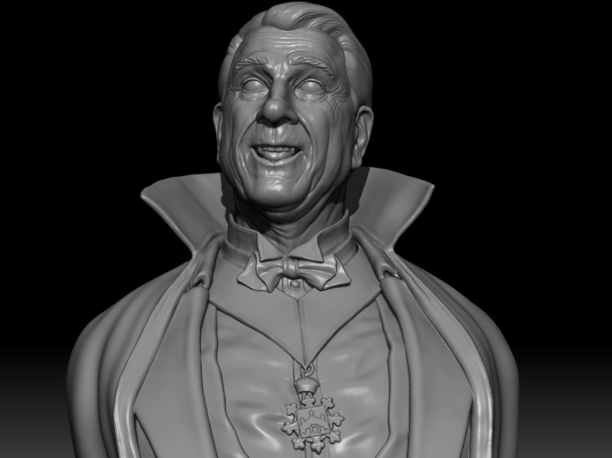 Count Dracula-Leslie Nielsen by JS-studio | Download free STL model ...