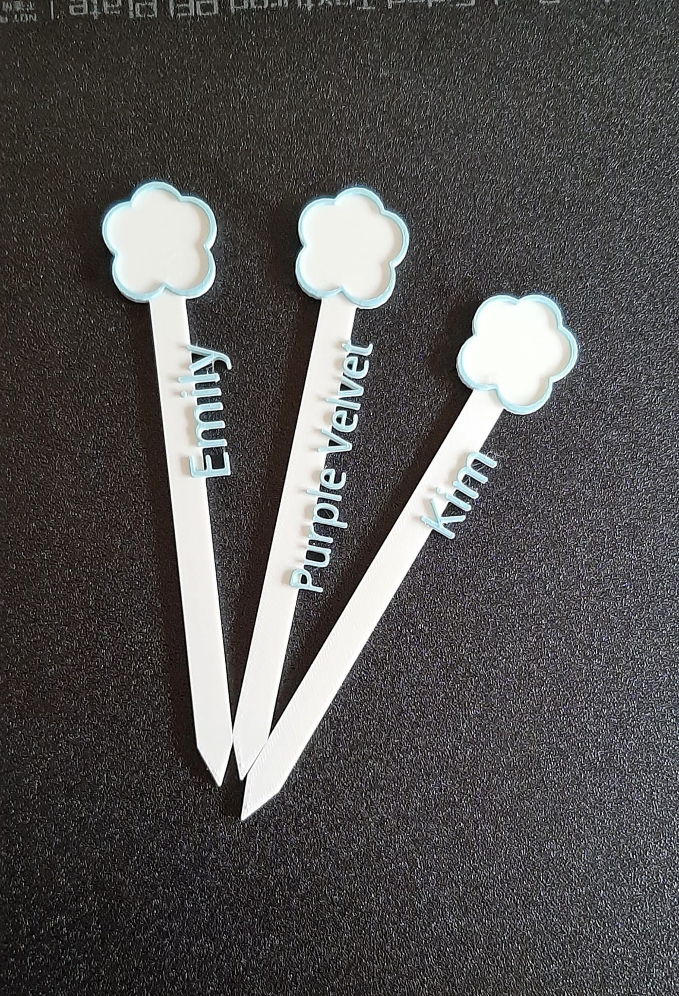 Flower labels by Trinlog | Download free STL model | Printables.com