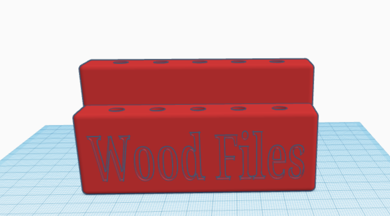 Wood Rotary File Rasp Set Holder By Btcmaker Download Free Stl Model