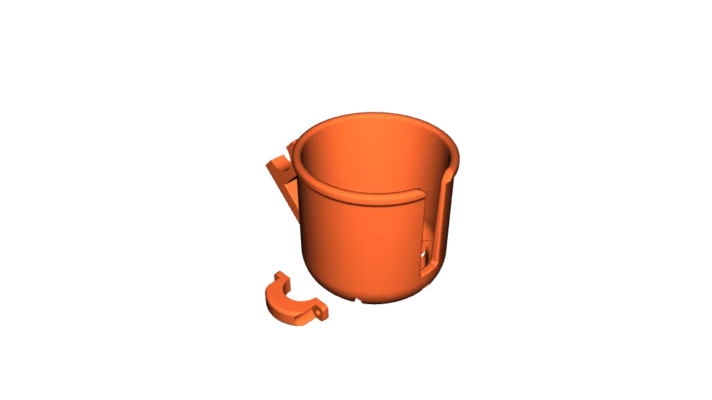 Bicycle Cup Holder by Eli | Download free STL model | Printables.com