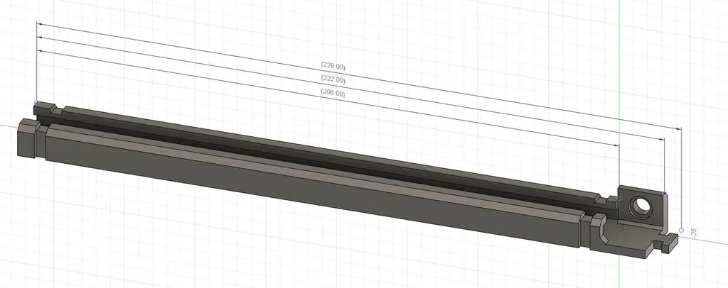 LED Rail by Wingover | Download free STL model | Printables.com