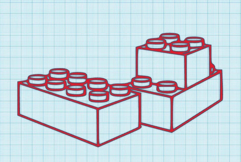 LEGO STACK BLOCKS WALL ART by Ogama Industries | Download free STL model | Printables.com