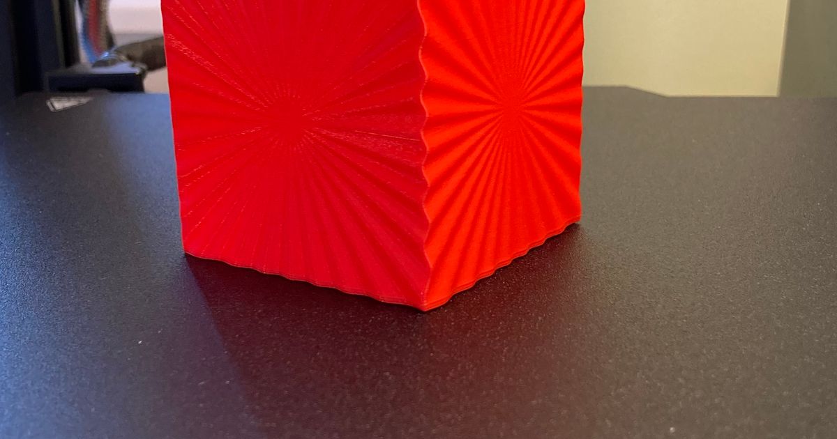 radial ripple vase by SnobbishGoose | Download free STL model ...