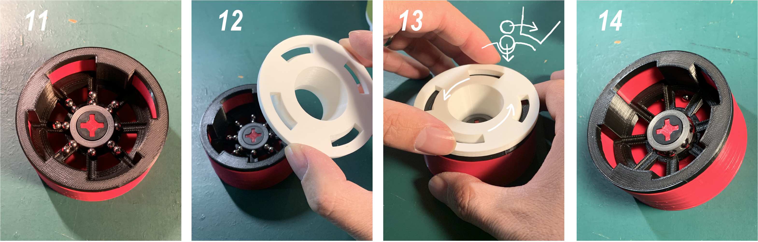 Tool update for 3D DIY grooved bearing 22*26*7 by 4XS | Download free ...