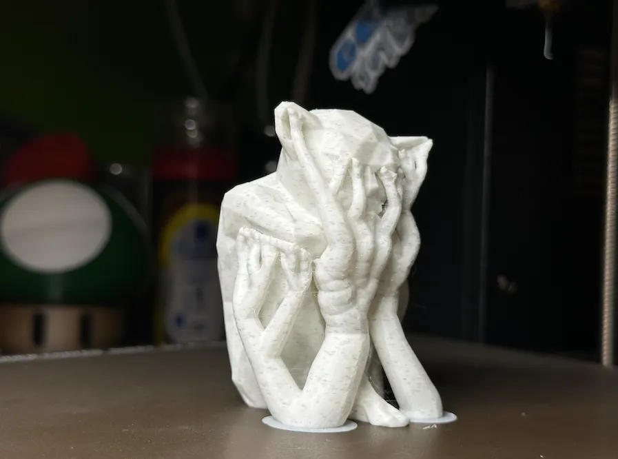 Low Poly Thinking Gargoyle Statue by GeekToyBox | Download free STL ...