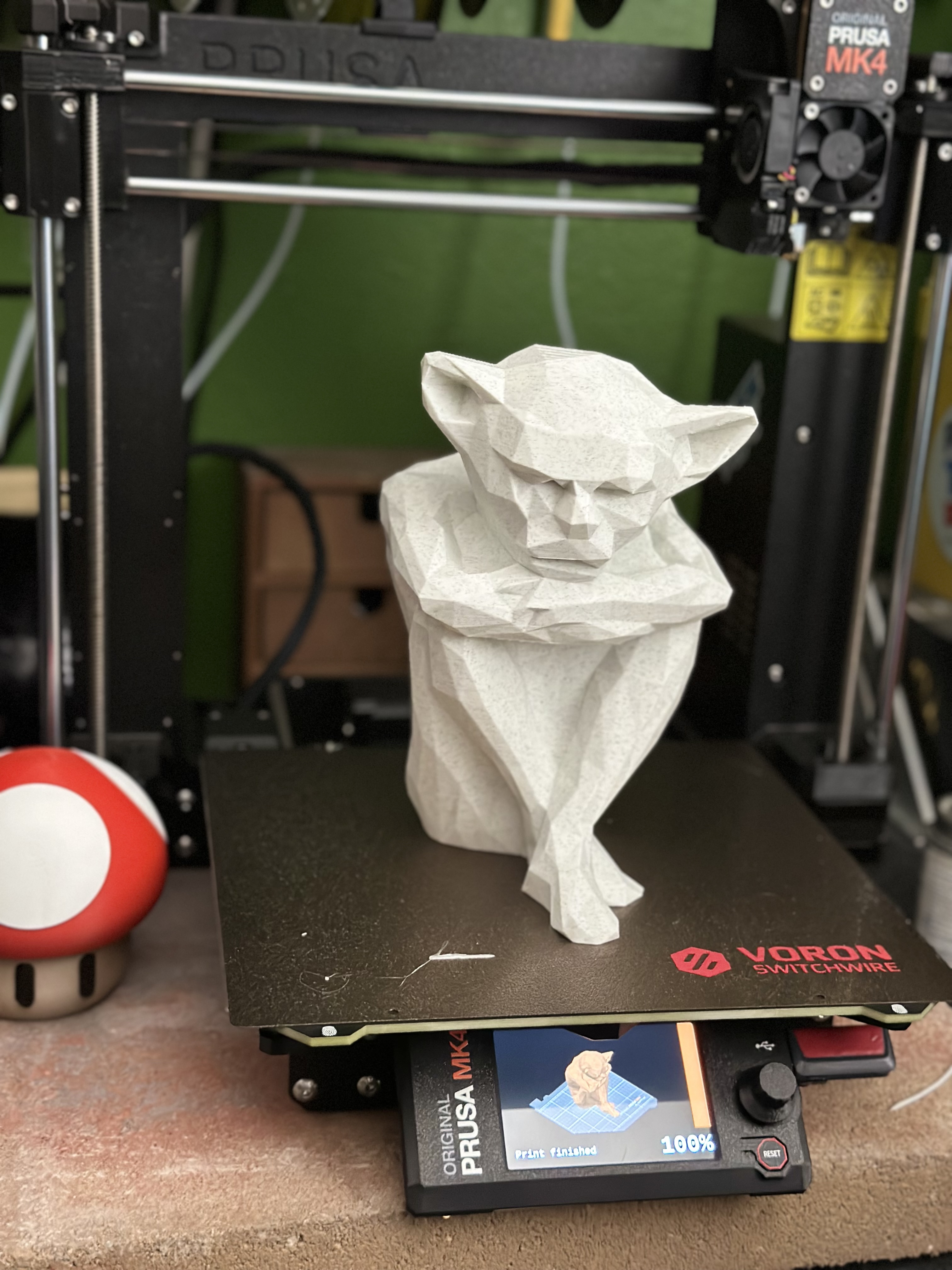 Low Poly Thinking Gargoyle Statue by GeekToyBox | Download free STL ...