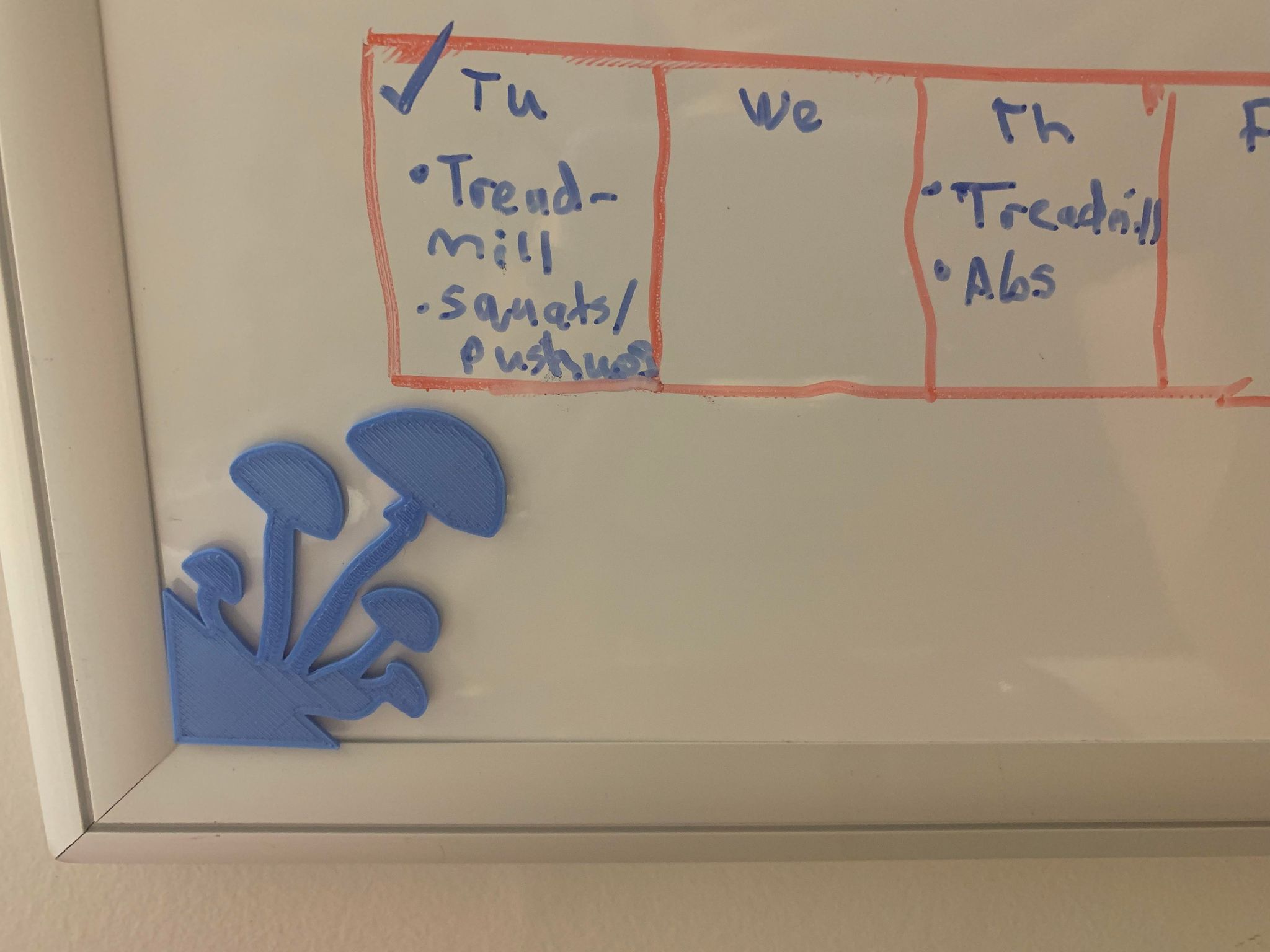 WhiteBoard Corner Mushroom by quinn riemer | Download free STL model ...