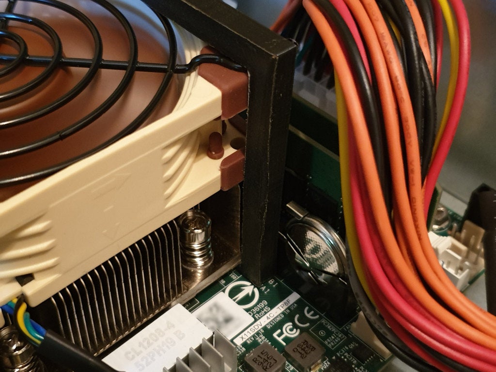 X11SDV Heatsink Fan Clip by kingcody | Download free STL model ...