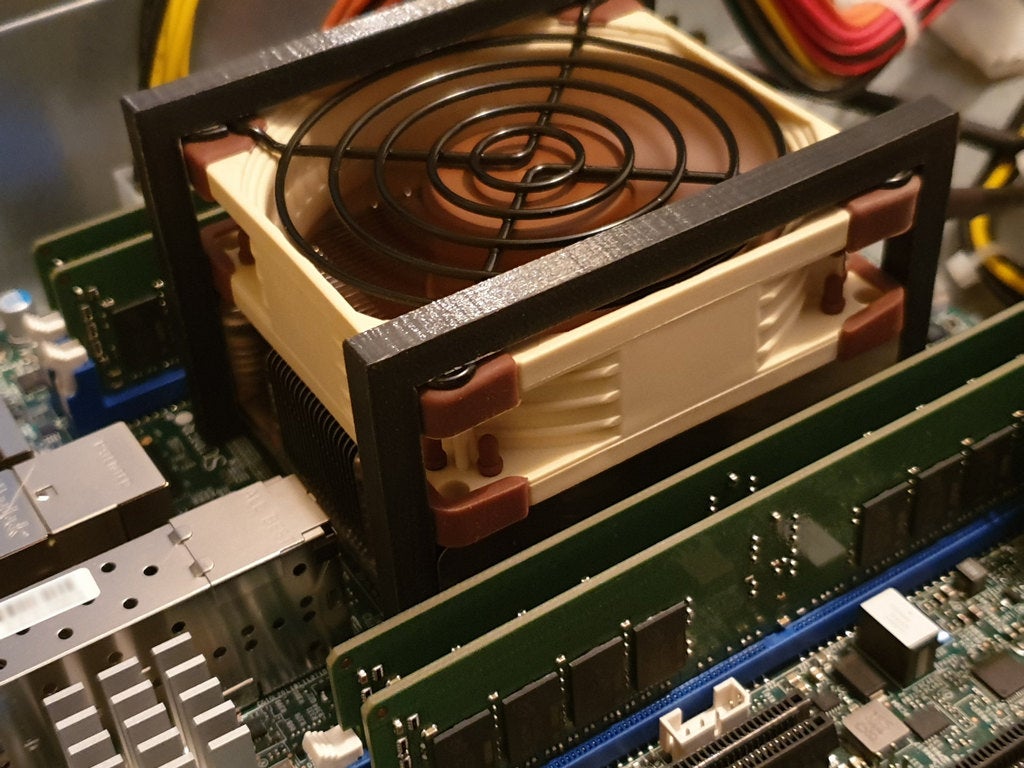 X11SDV Heatsink Fan Clip by kingcody | Download free STL model ...
