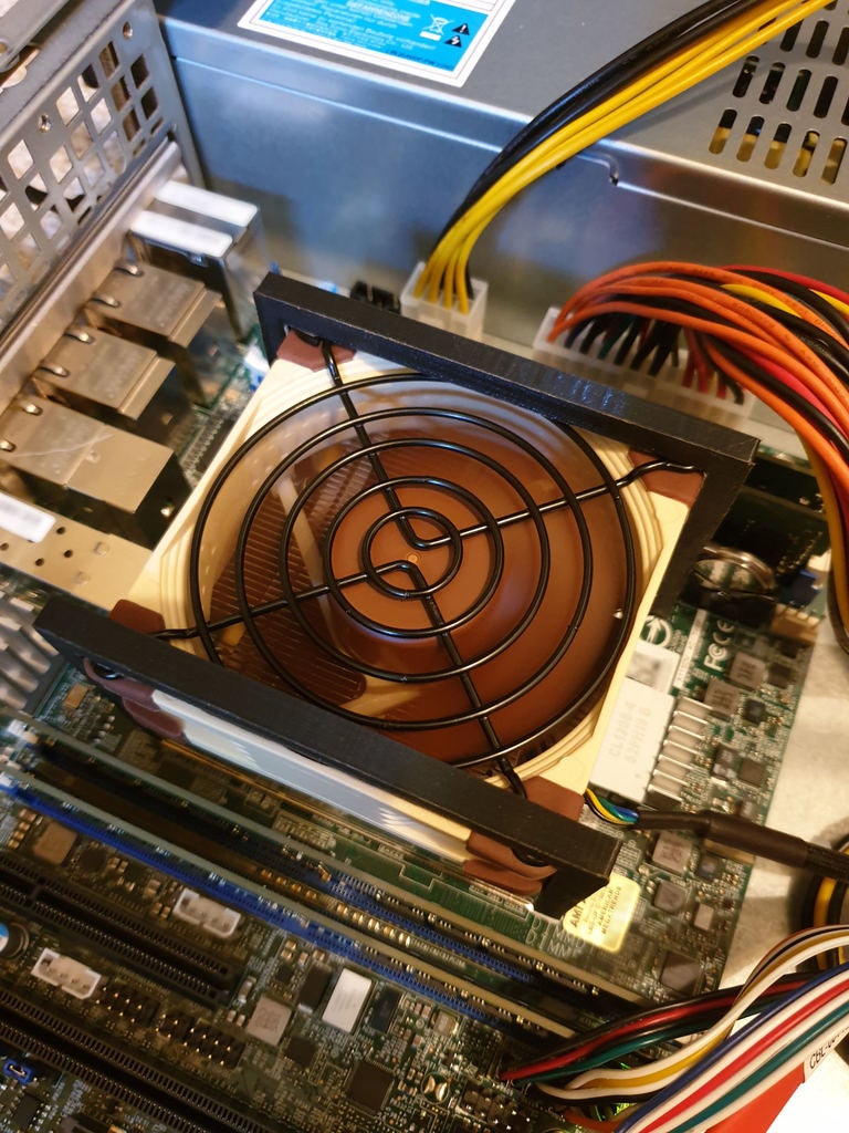 X11SDV Heatsink Fan Clip by kingcody | Download free STL model ...