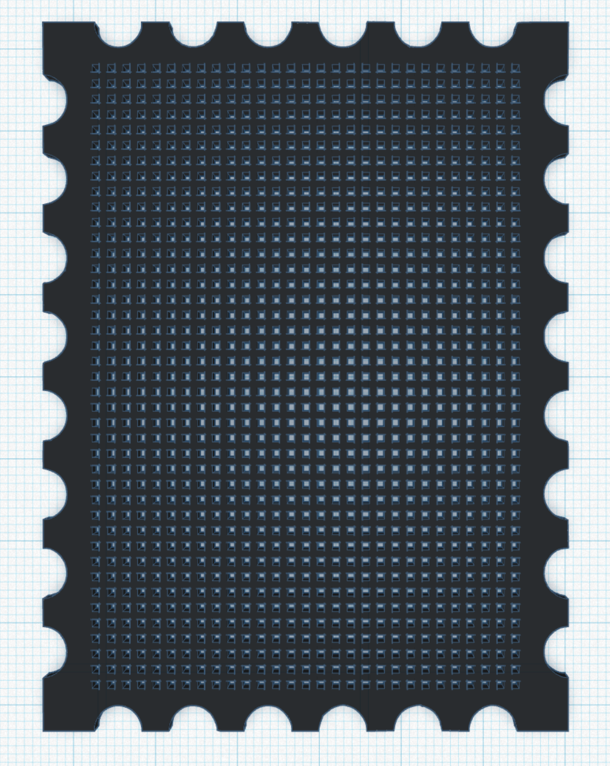 Cross Stitch- Stamp Frame by Leigh Lee | Download free STL model ...