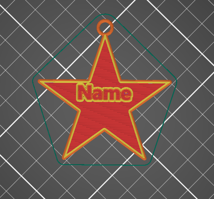 Key Chain Star by dhiertz | Download free STL model | Printables.com