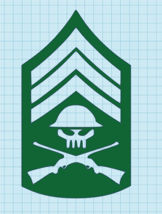 SGT HATRED LOGO - VENTURE BROS by Ogama Industries | Download free STL ...