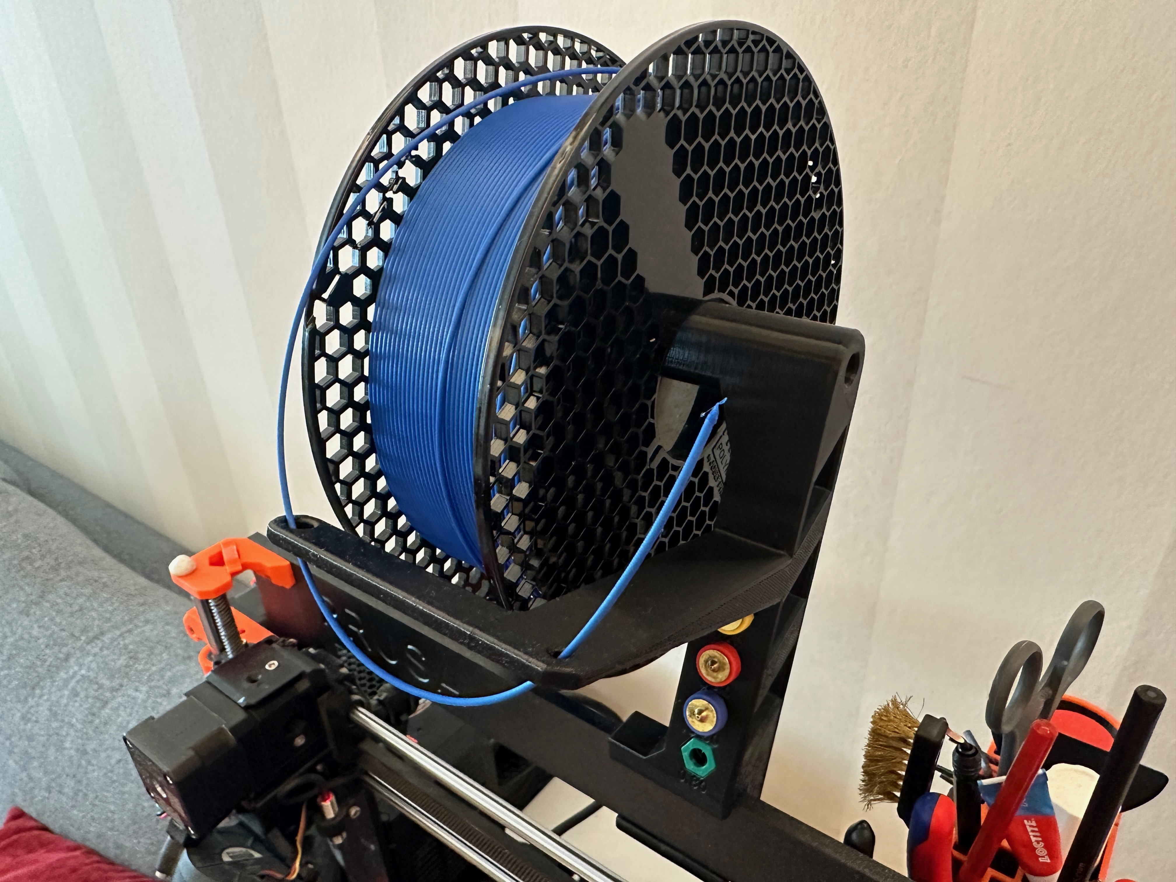 2kg spool holder with filament guide and nozzle holder by argoroots ...