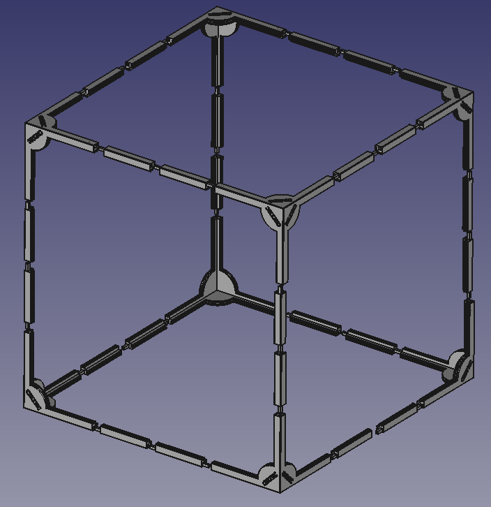 Modular Enclosure with Door and Hinges by cel | Download free STL model ...