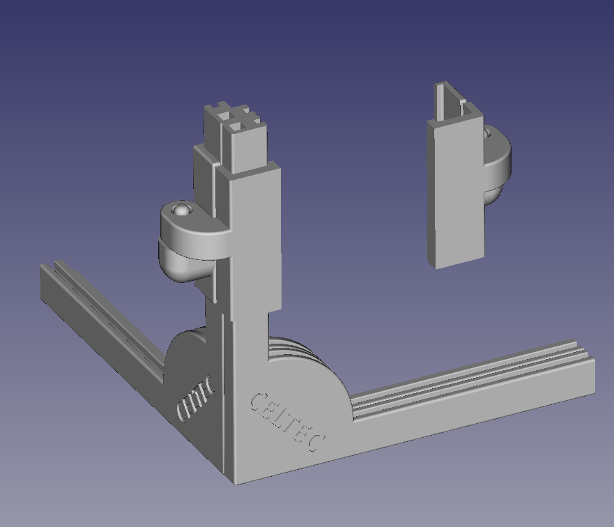 Modular Enclosure with Door and Hinges by cel | Download free STL model ...