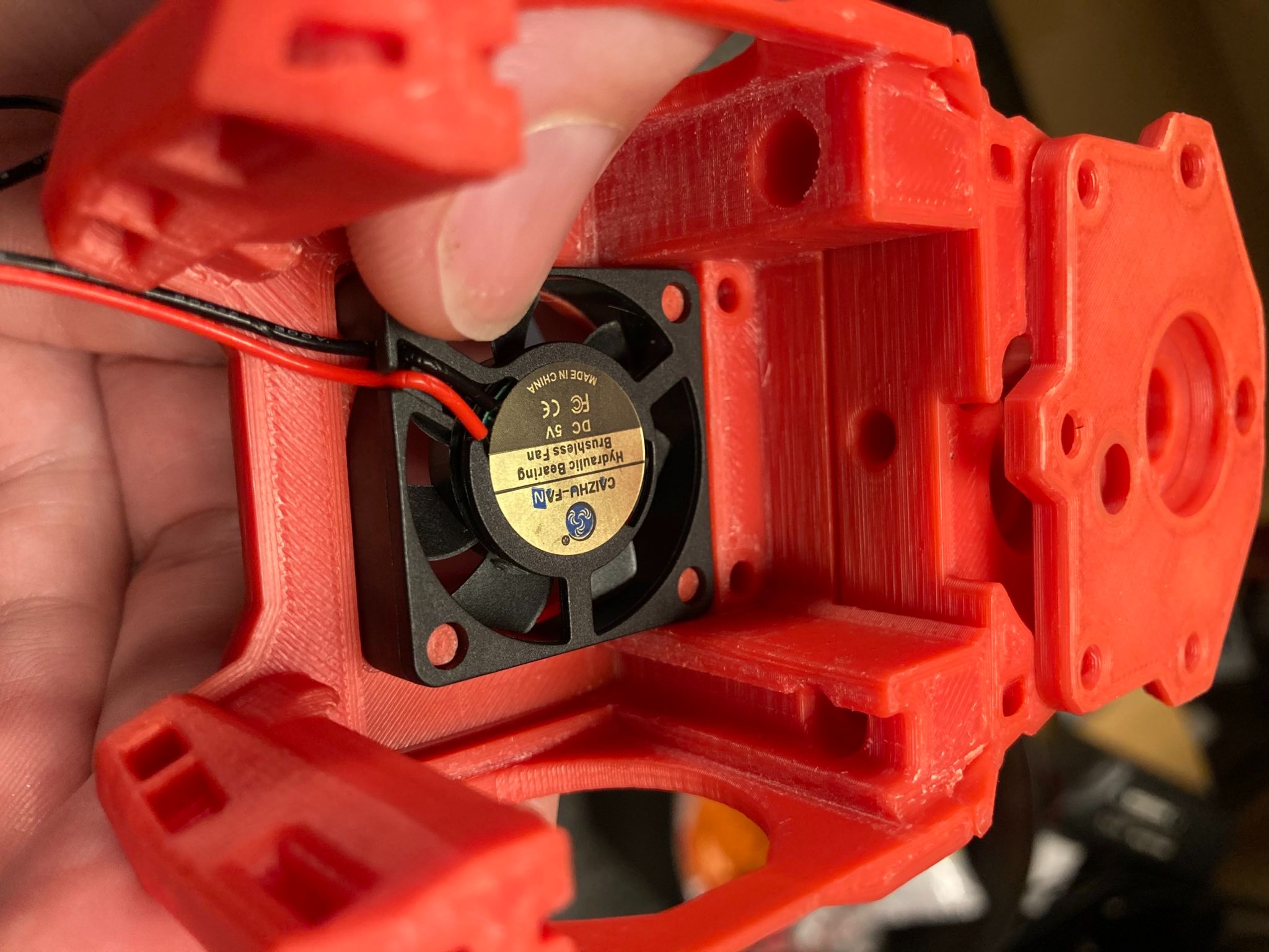 VORON V0.2 fan 3007 extension for fysetc kit 0.1 by smuk3d | Download ...