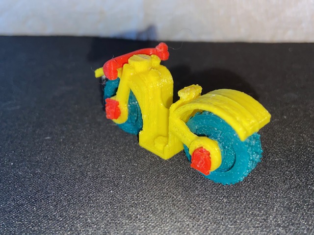 Motorcycle for Mini-Figure by Sandy Wrestler | Download free STL model ...