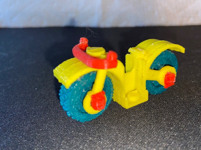 Motorcycle for Mini-Figure by Sandy Wrestler | Download free STL model ...