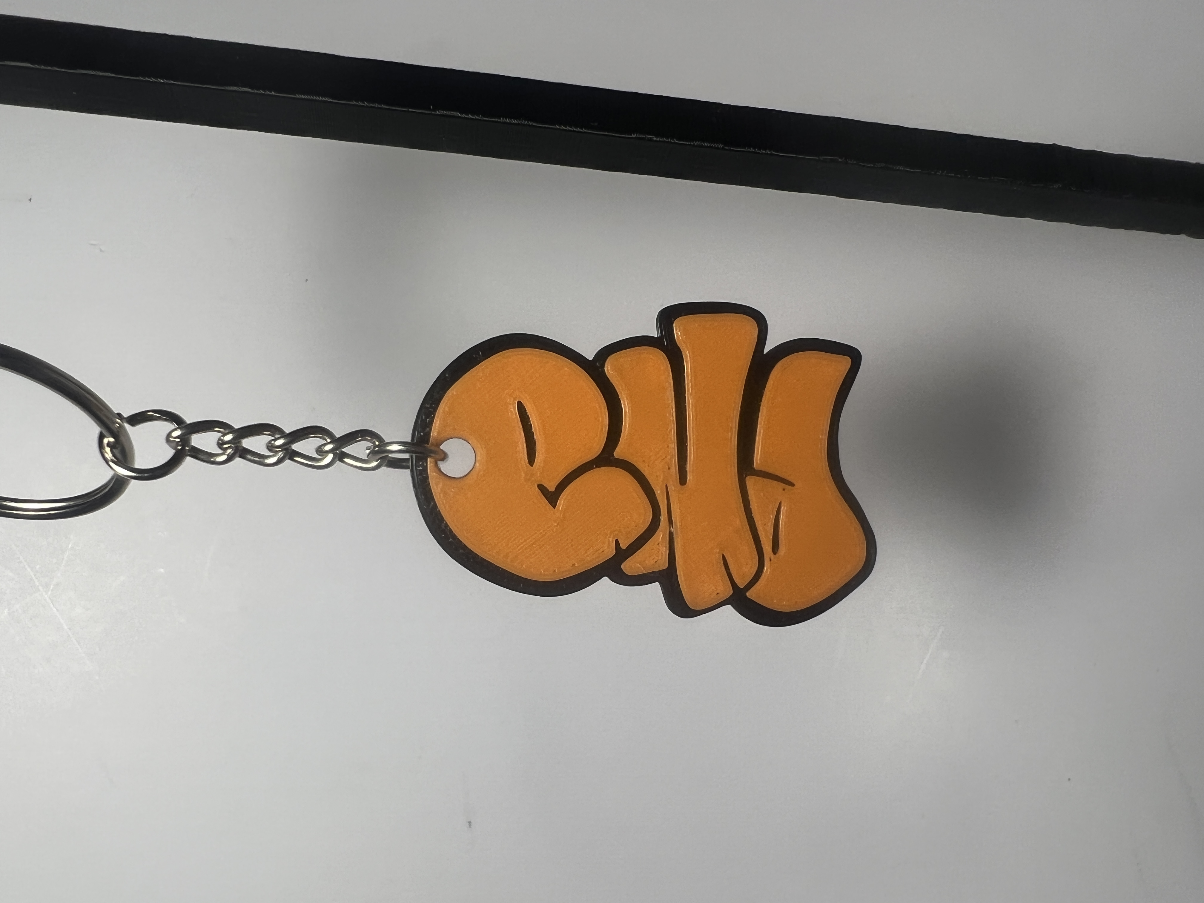 End Graffiti Keychain by Dlux Brand | Download free STL model ...