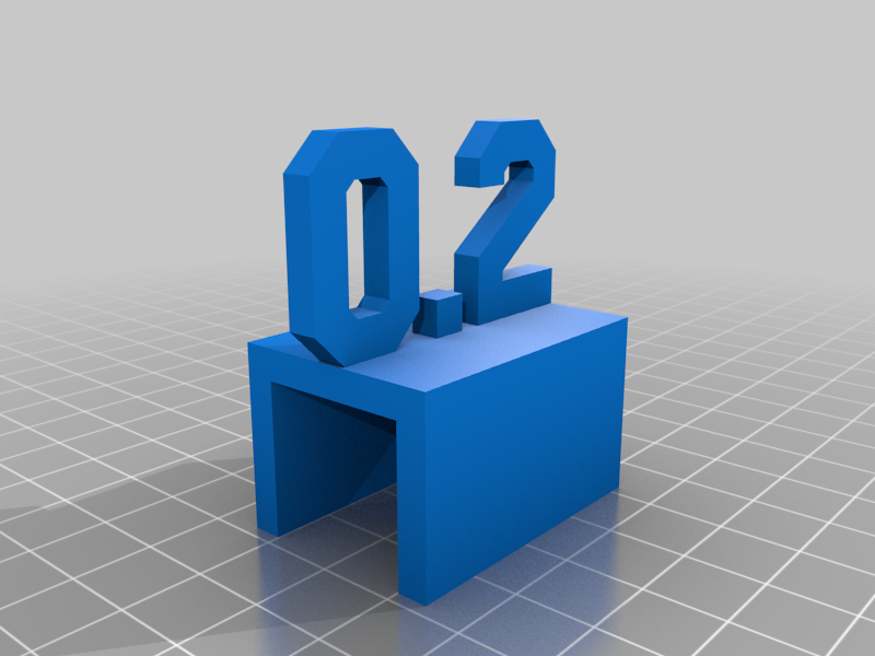 Nozzle size sign by XanthiaJo | Download free STL model | Printables.com