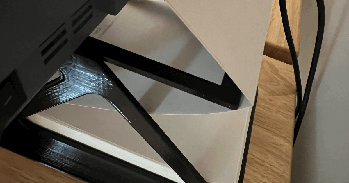 Rollo Fanfold Label Tray Bar Remix by Hilbe | Download free STL model ...