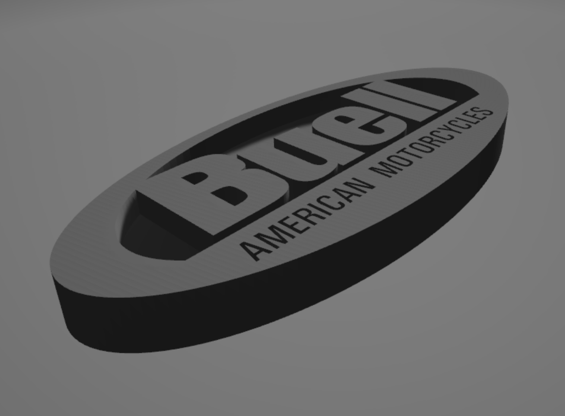 Buell American Motorcycle Logo by Dlux Brand | Download free STL model ...