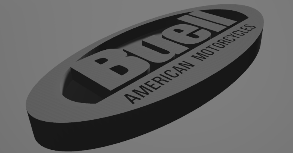 Buell American Motorcycle Logo by Dlux Brand | Download free STL model ...