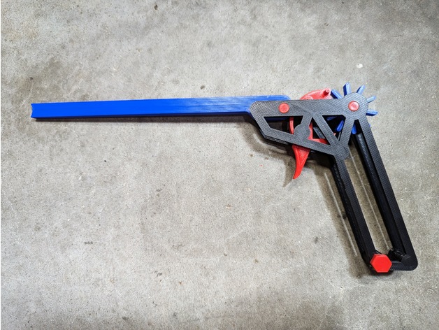 RBGv5 100% Printed Rubber Band Gun by Inspector5 | Download free STL ...