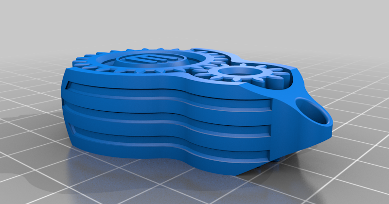 MakerBot Keyring Fidget Gear by Inspector5 | Download free STL model ...