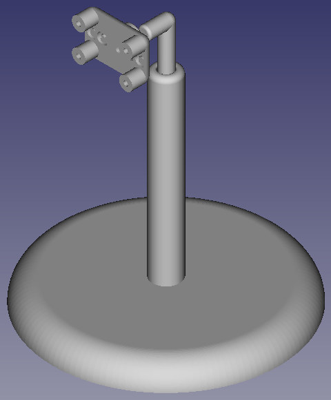 Raspberry Pi Camera Module Table Mount by cel | Download free STL model ...