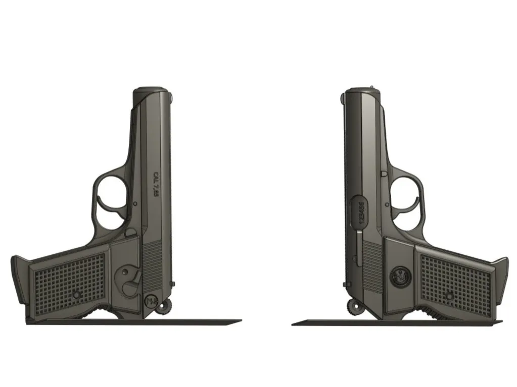 Gun Book end by Thorin Oakenshield | Download free STL model ...