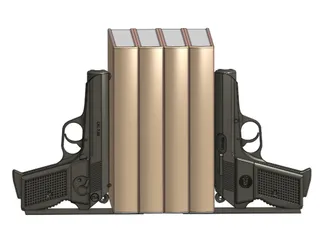 Gun Book end by Thorin Oakenshield | Download free STL model ...