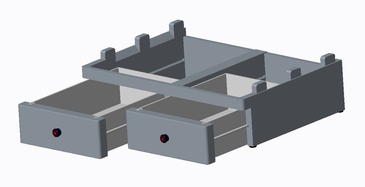 Bambu AMS drawer Stand by chenwei | Download free STL model ...