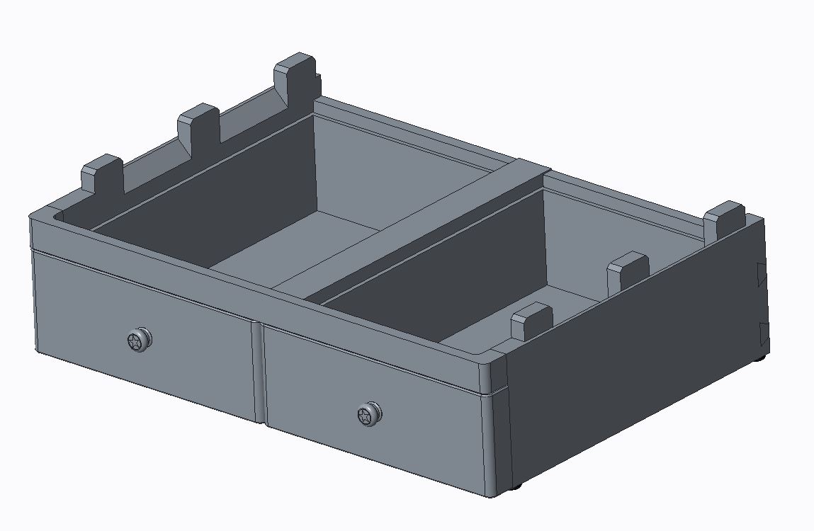 Bambu AMS drawer Stand by chenwei | Download free STL model ...