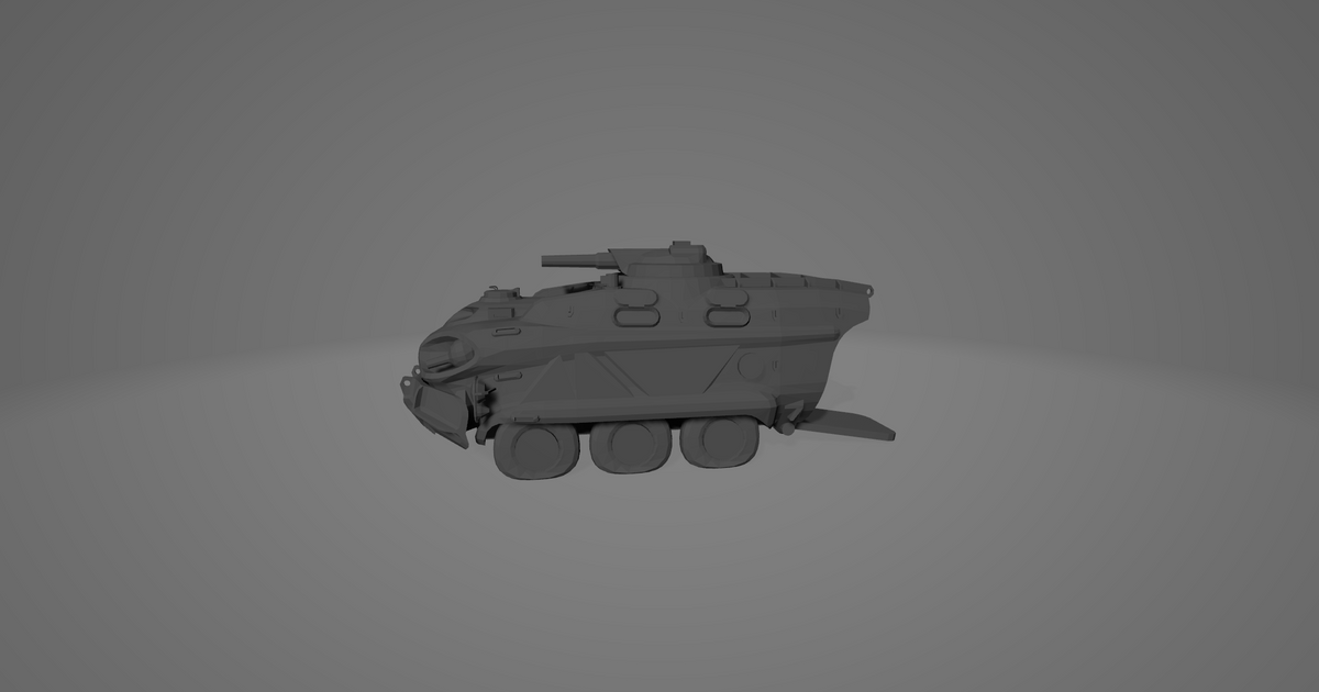 Armored Personnel Carrier (open door version) from fallout 76 by ...