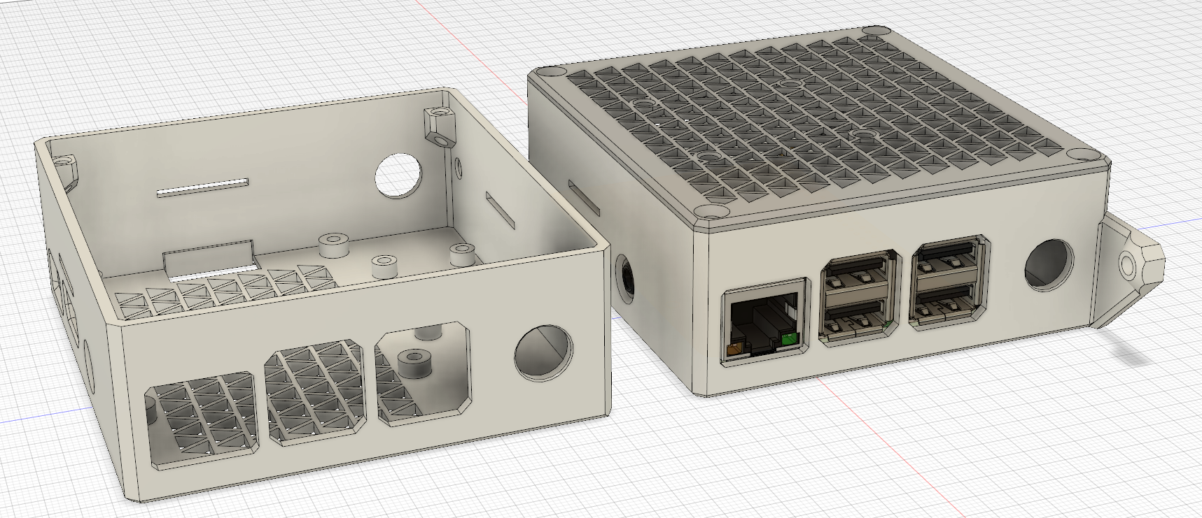 Raspberry Pi 3 Case for Pi & Buck Converter - Direct Prusa i3 MK3 ...