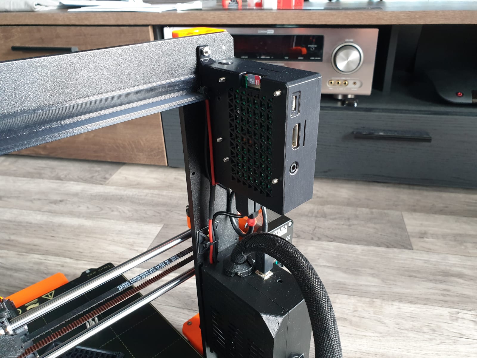 Raspberry Pi 3 Case for Pi & Buck Converter - Direct Prusa i3 MK3 ...