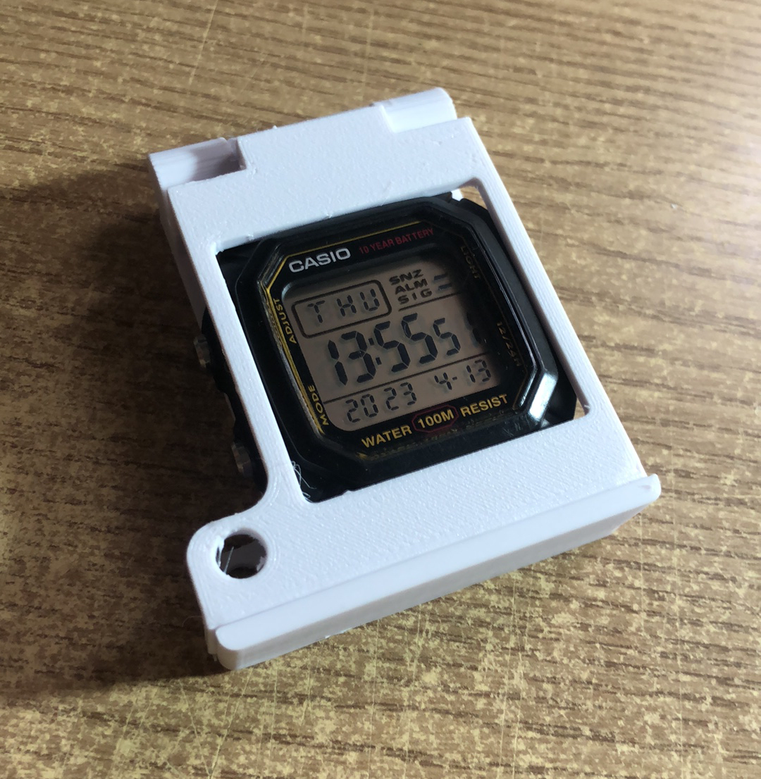 Pocket Watch Converter Print-in-place (for Casio W-800H) by igorprado ...