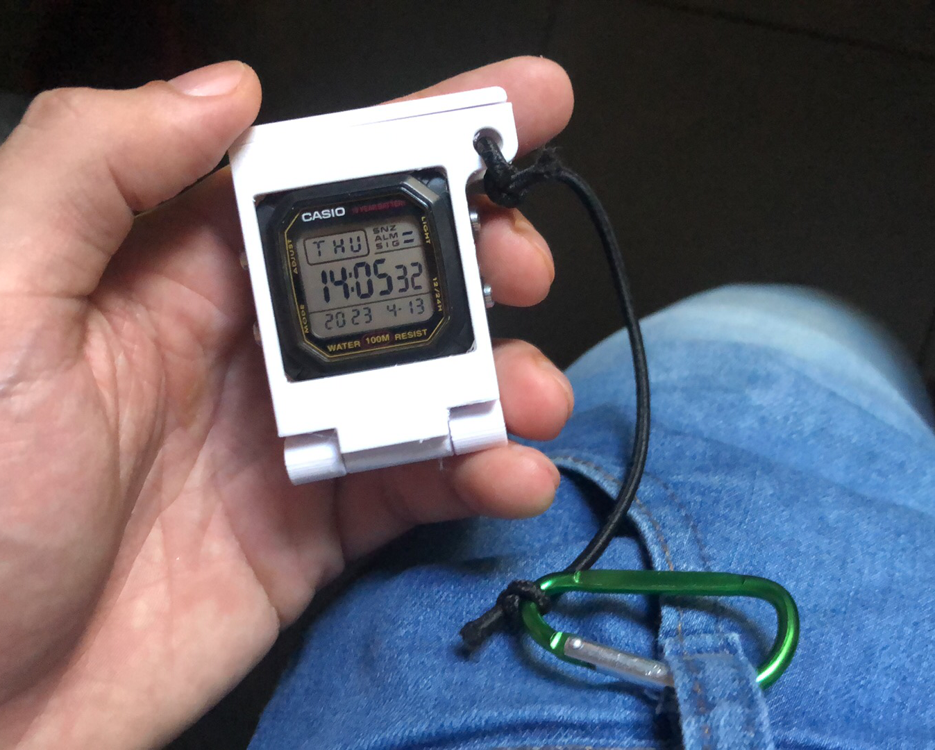 Pocket Watch Converter Print-in-place (for Casio W-800H) by igorprado ...