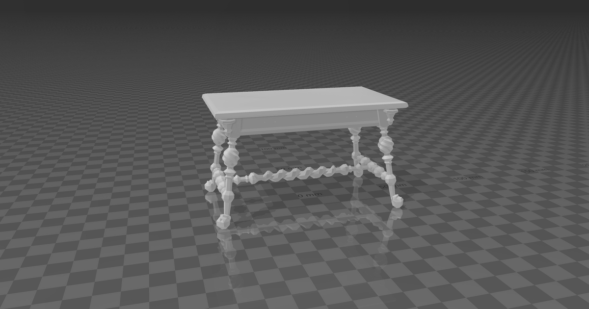 Fancy Table from Fallout 76 by #1Primate | Download free STL model ...