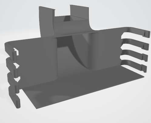 Ram Cooler duct 2 slots 40x20 by Migyololol | Download free STL model ...